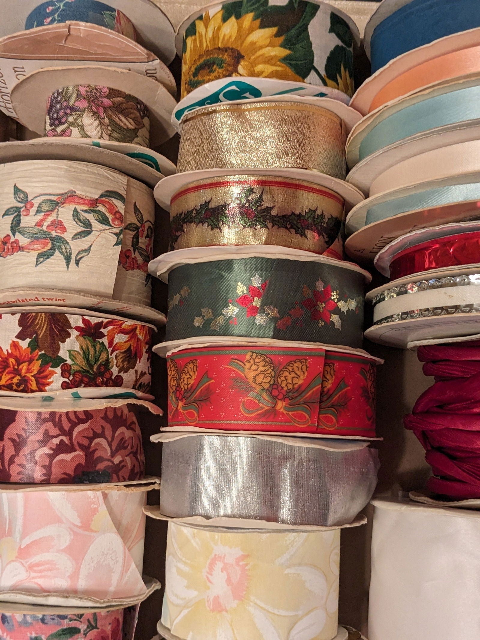 Vintage Ribbon by the yard coming soon the Artful Accumulator s Vintage Boutique
